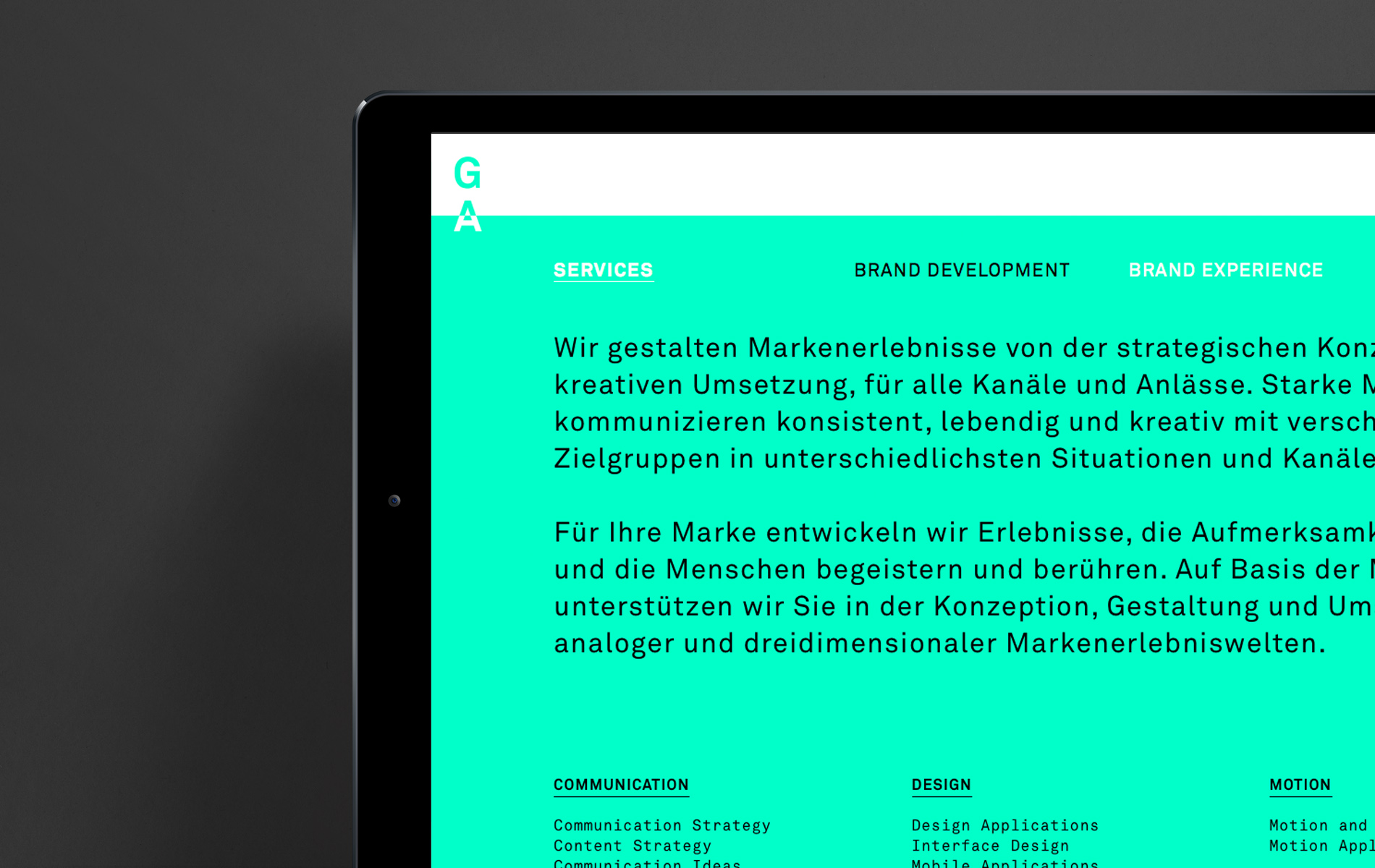 STUDIO DAVID WELBERGEN — Gregor Ade Brand Consulting